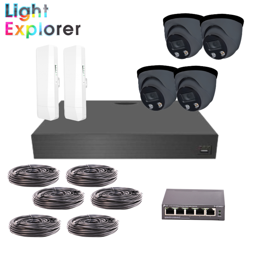 6MP 4 Grey Camera Lambing and Calving Package - CCTV42